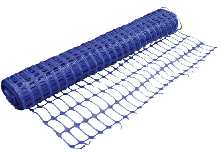 Blue Barrier Fence - Mesh4